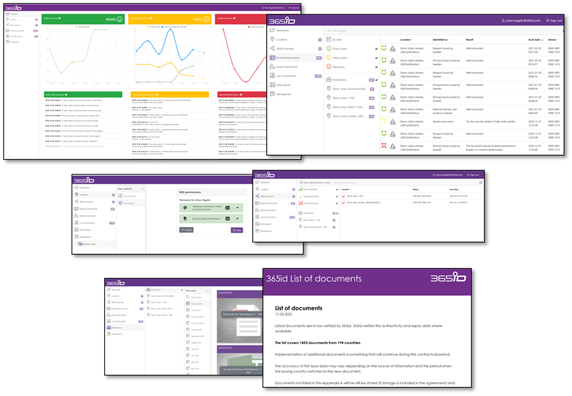 365id Portal | Manage your data & scanners in one place
