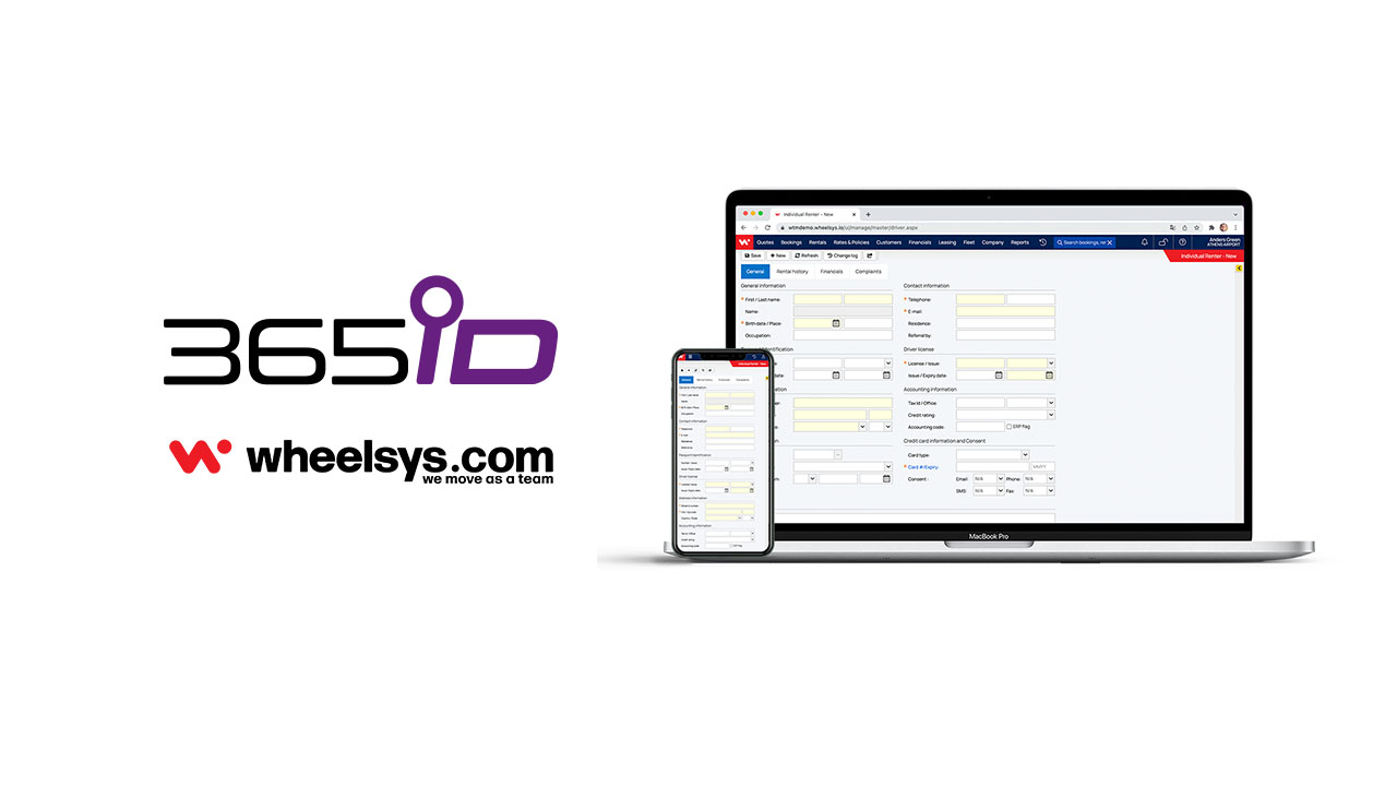 365id & Wheelsys Integration | 365id